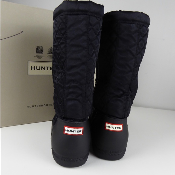 Hunter | Shoes | Hunter Original Snow Quilted Tall Winter Boots Nib ...